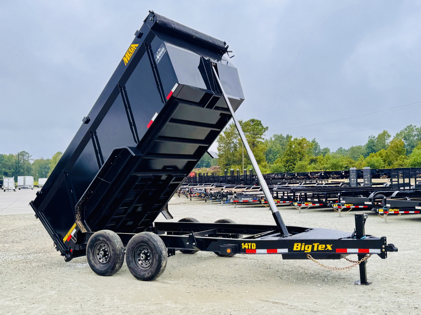 New 2026 Big Tex Trailers 14TD-7x14 48" Wall Telescopic Dump Trailer ...
