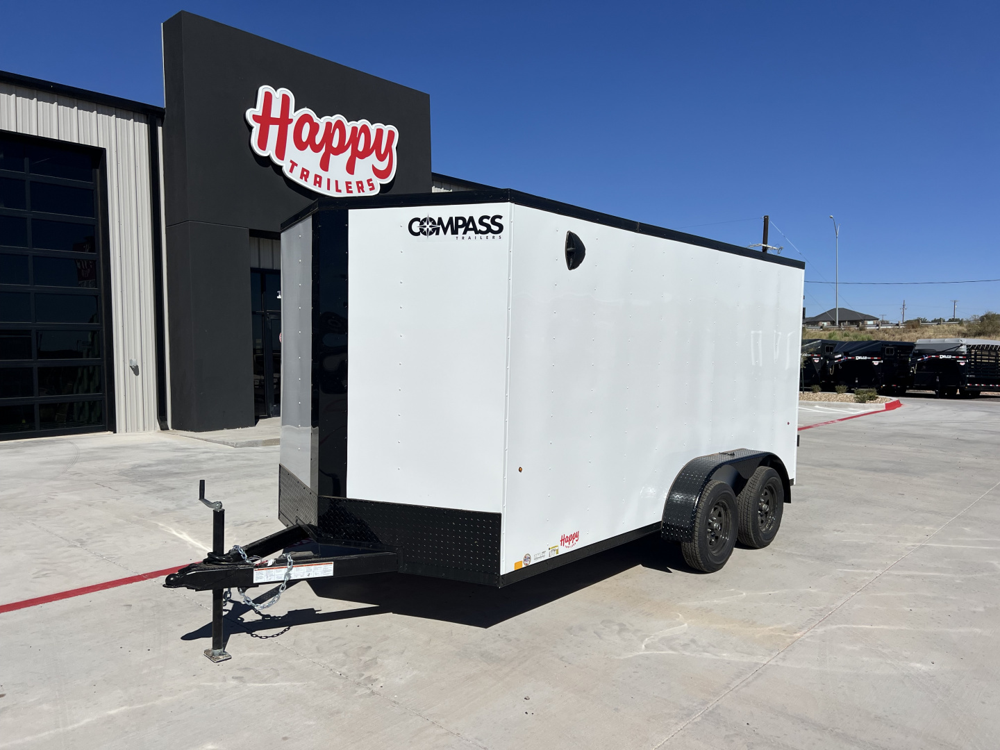 New 2026 Compass 7'x14' Enclosed Cargo Trailer - Indigo DLX for sale in ...