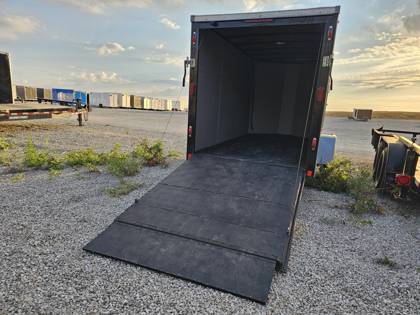Used 2021 Interstate Trailers 6 x 12 3K Ramp Door Cargo / Enclosed ...