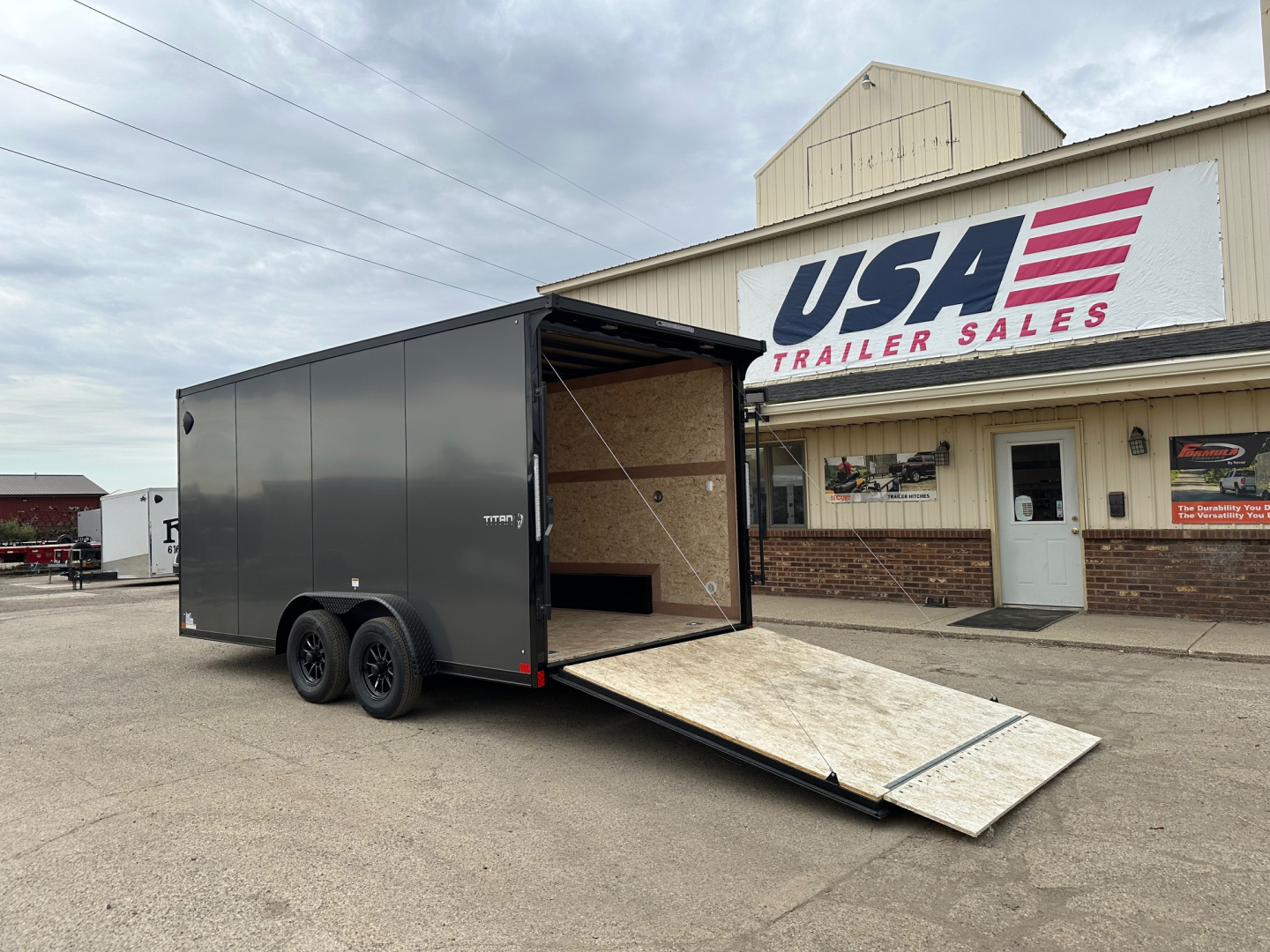 New 2026 Stealth Trailers 7.5x16 Titan 7k w/Ramp Door & 7ft Height ...