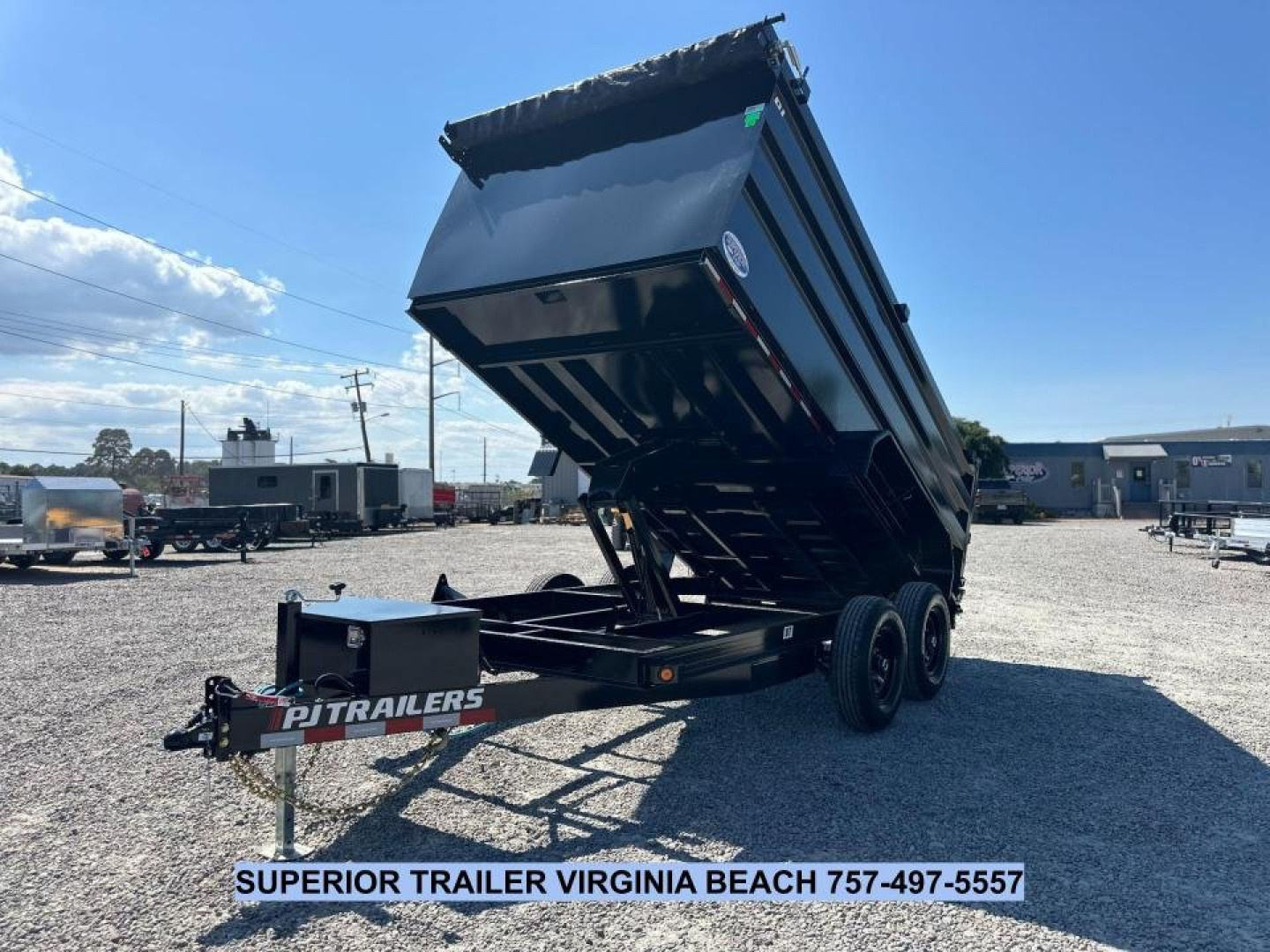 New 2026 PJ Trailers D7 7x14 Dump 14K Dump Trailer w/ 4ft Sides for sale in Virginia Beach, VA