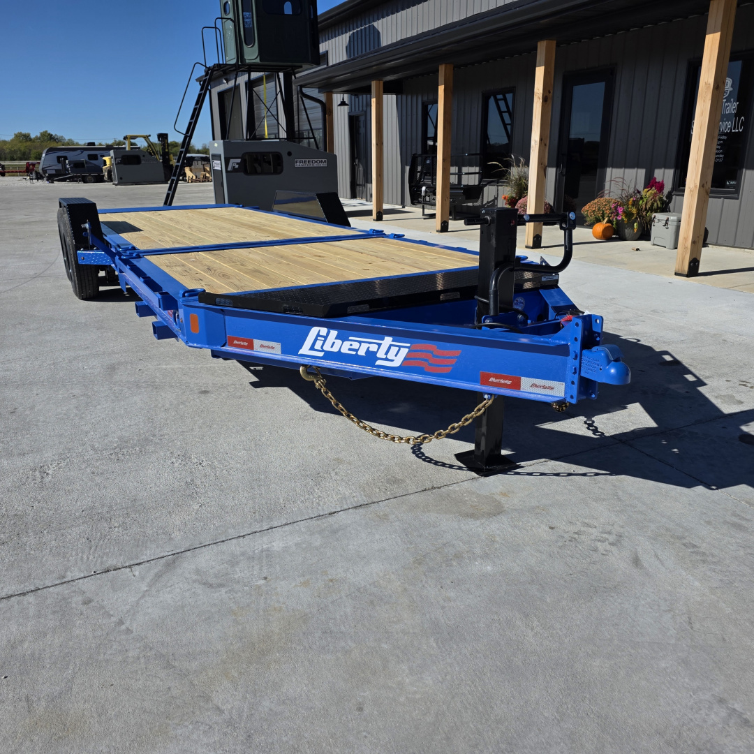 New 2026 Liberty 22' 8KS FREEDOM BLUE LT16K8322SPB8WF Tilt Trailer for ...