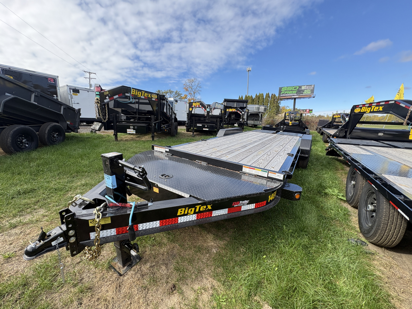 New 2025 Big Tex Trailers 20FT 14K GVWR Equipment Trailer W/ FOLDING ...