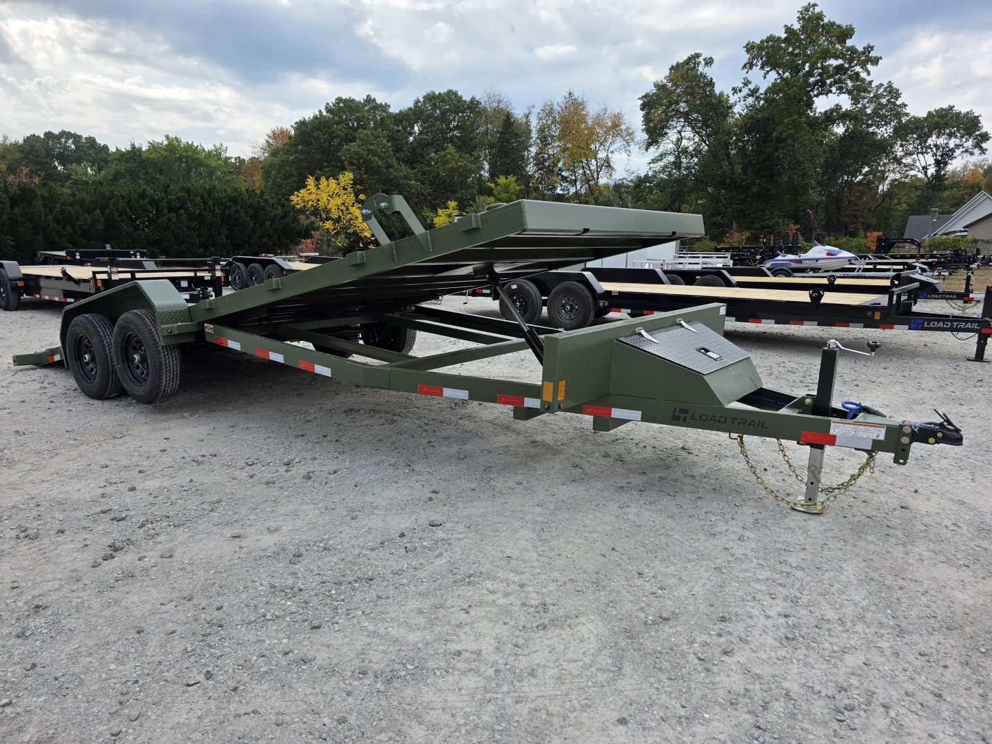New 2026 Load Trail 83" x 22' 10K GVWR Tandem Axle Rapid Loader Tilt ...