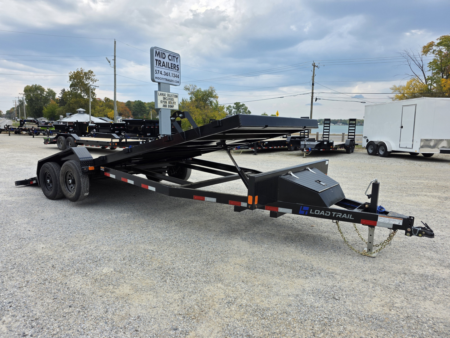 New 2026 Load Trail 83" x 22' 10K GVWR Tandem Axle Rapid Loader Tilt ...