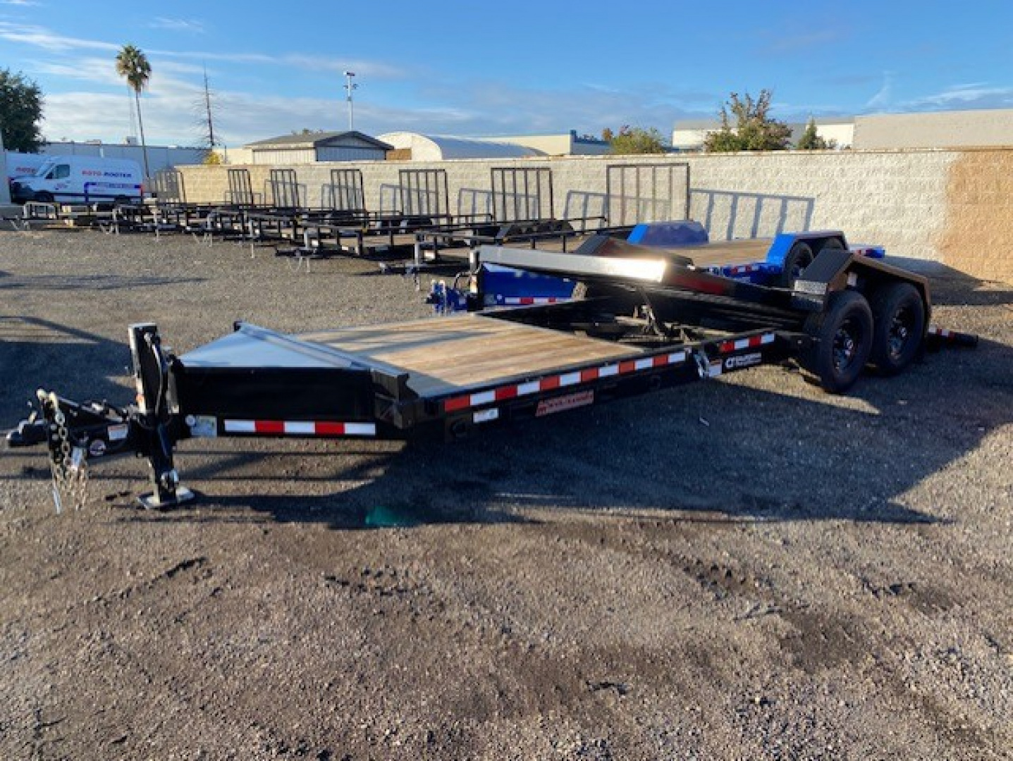New 83x22 Tandem Axle 15.4K Tilt Trailer for sale in Sacramento, CA