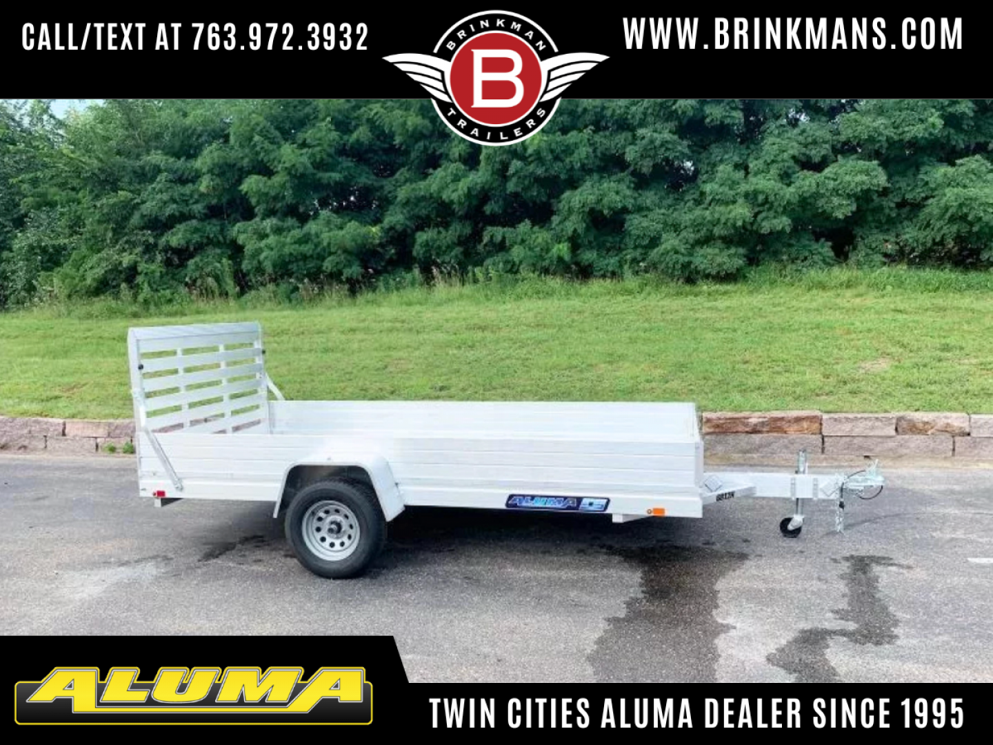 New Aluma 6812H ESA Open Utility Trailer w/Full Rear Ramp for sale in ...