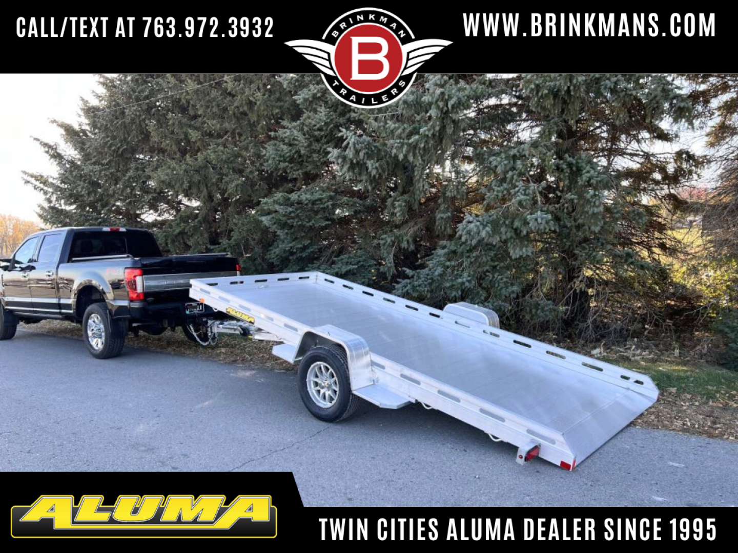 New Aluma 8115H-SR Aluminum ATV Trailer - Side Ramps for sale in Delano, MN