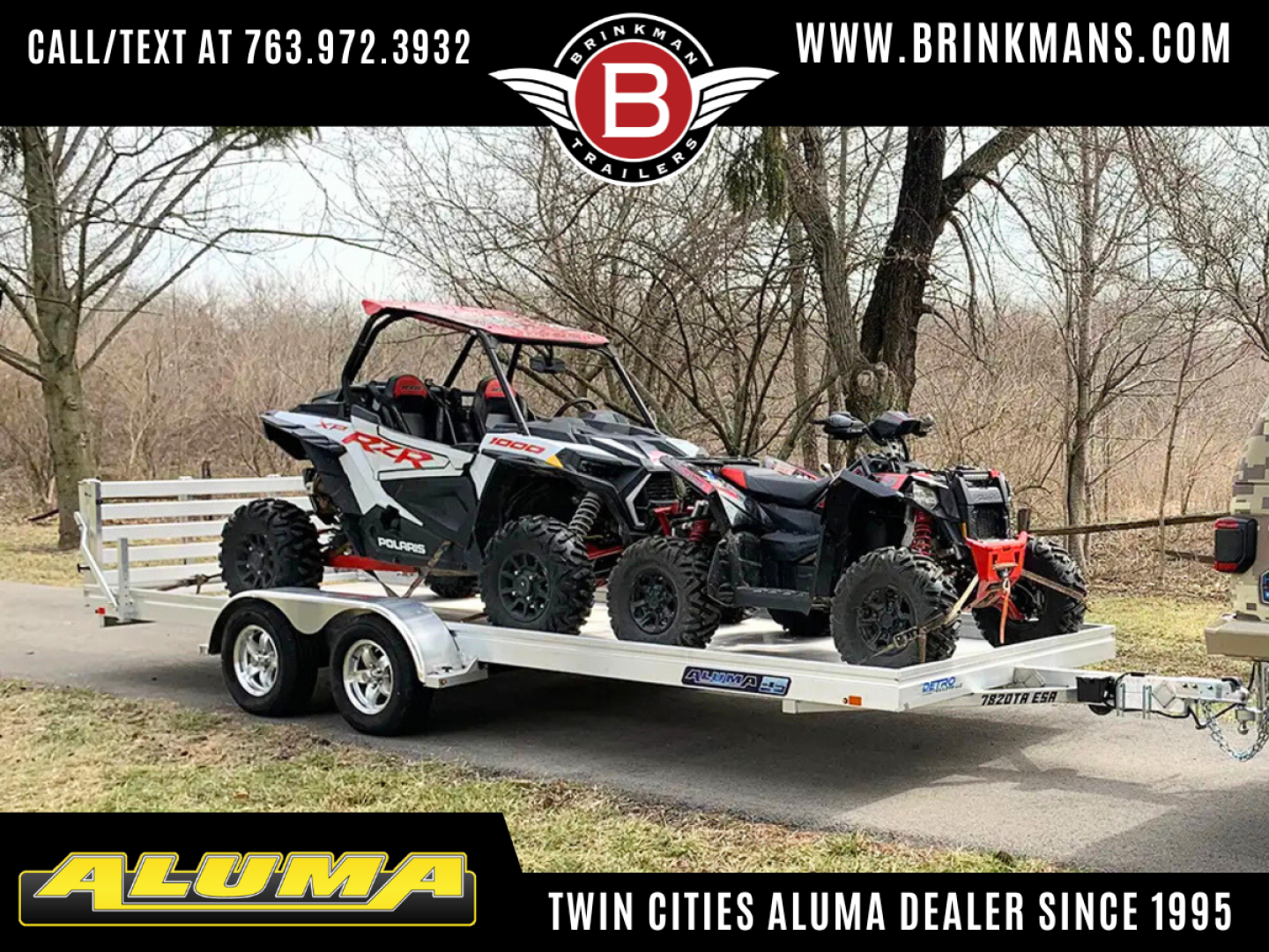 New Aluma 78"x20' Aluminum Utility Trailer - Bi Fold Ramp! for sale in ...