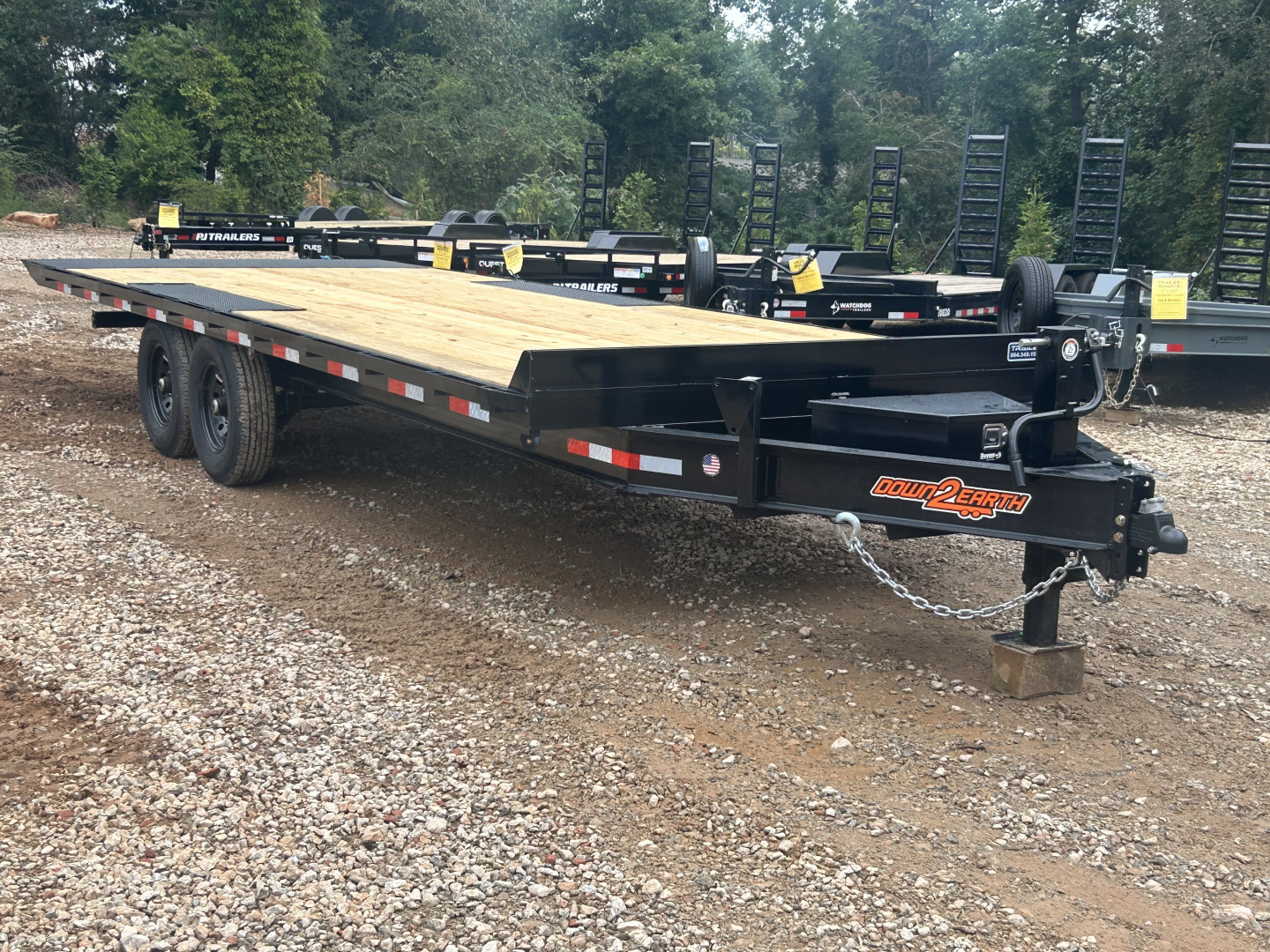New 2026 Down 2 Earth Trailers 8.5x22 14K Deckover Tilt Trailer for ...