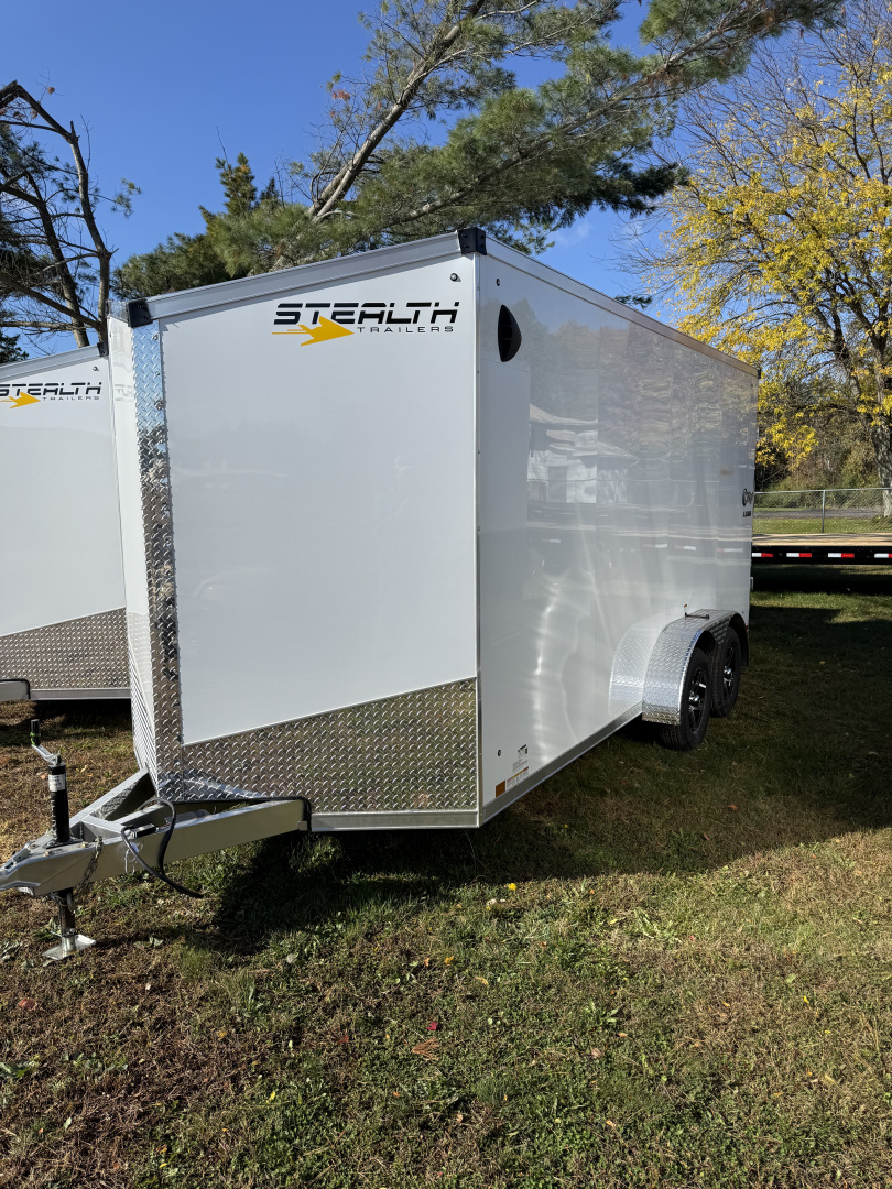 New 2026 Stealth Trailers 7X16 7' INTERIOR W/RAMP DOOR ALUM WHEELS ...