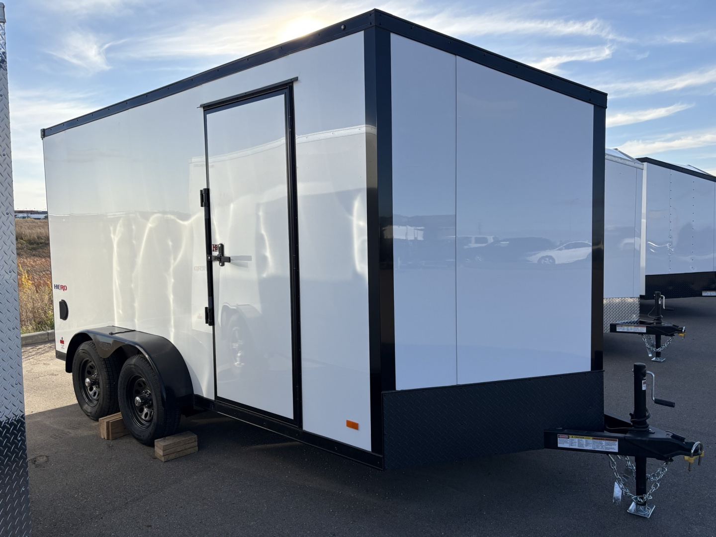 New Bravo Silver Elite Series 7' x 14' + V nose Cargo Trailer - .80 ...