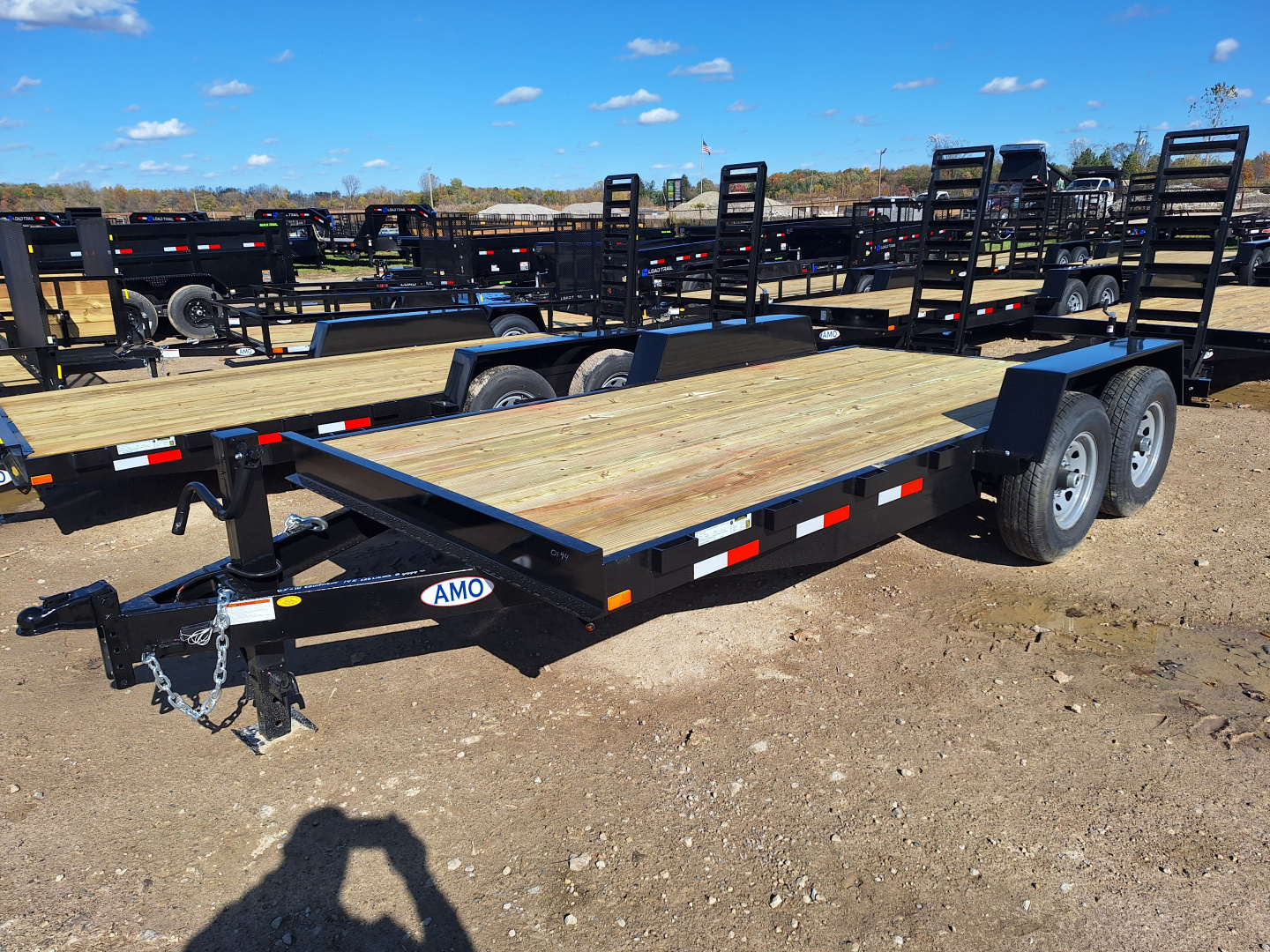 New 2026 AMO 82x16 14K Equipment Trailer for sale in New Boston, MI