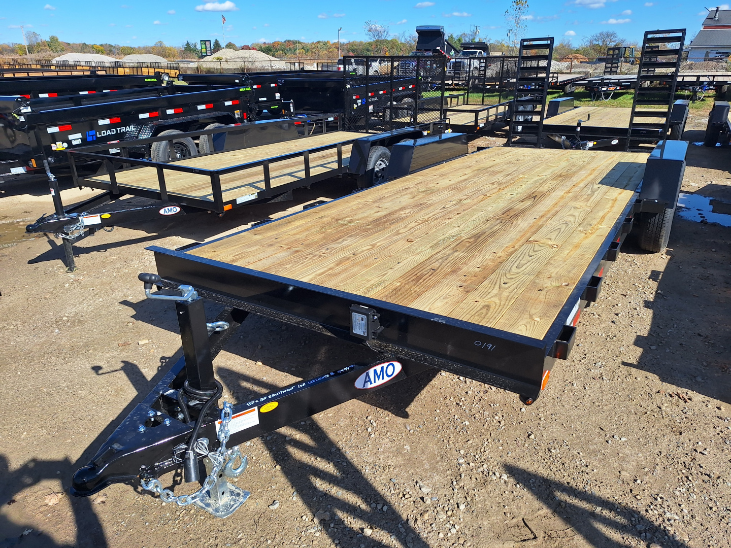 New 2026 AMO 82x20 10K Equipment Trailer for sale in New Boston, MI