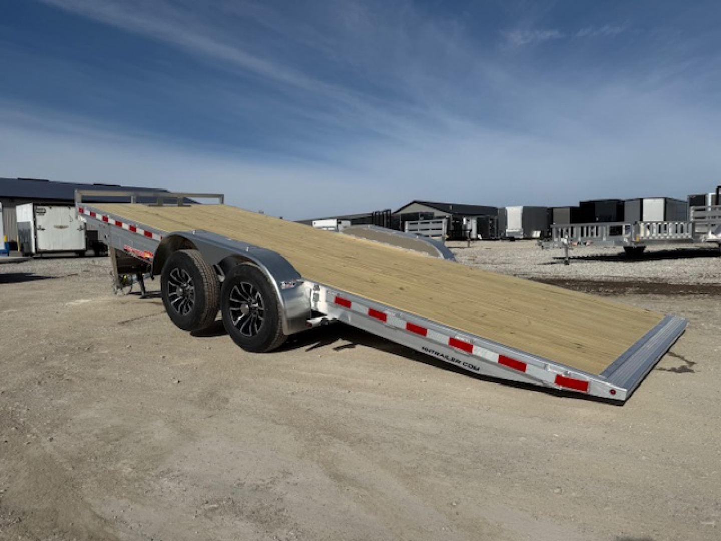 New 2026 H&H Aluminum 82"x20' 10k Electric Tilt Speed Loader Car Hauler ...