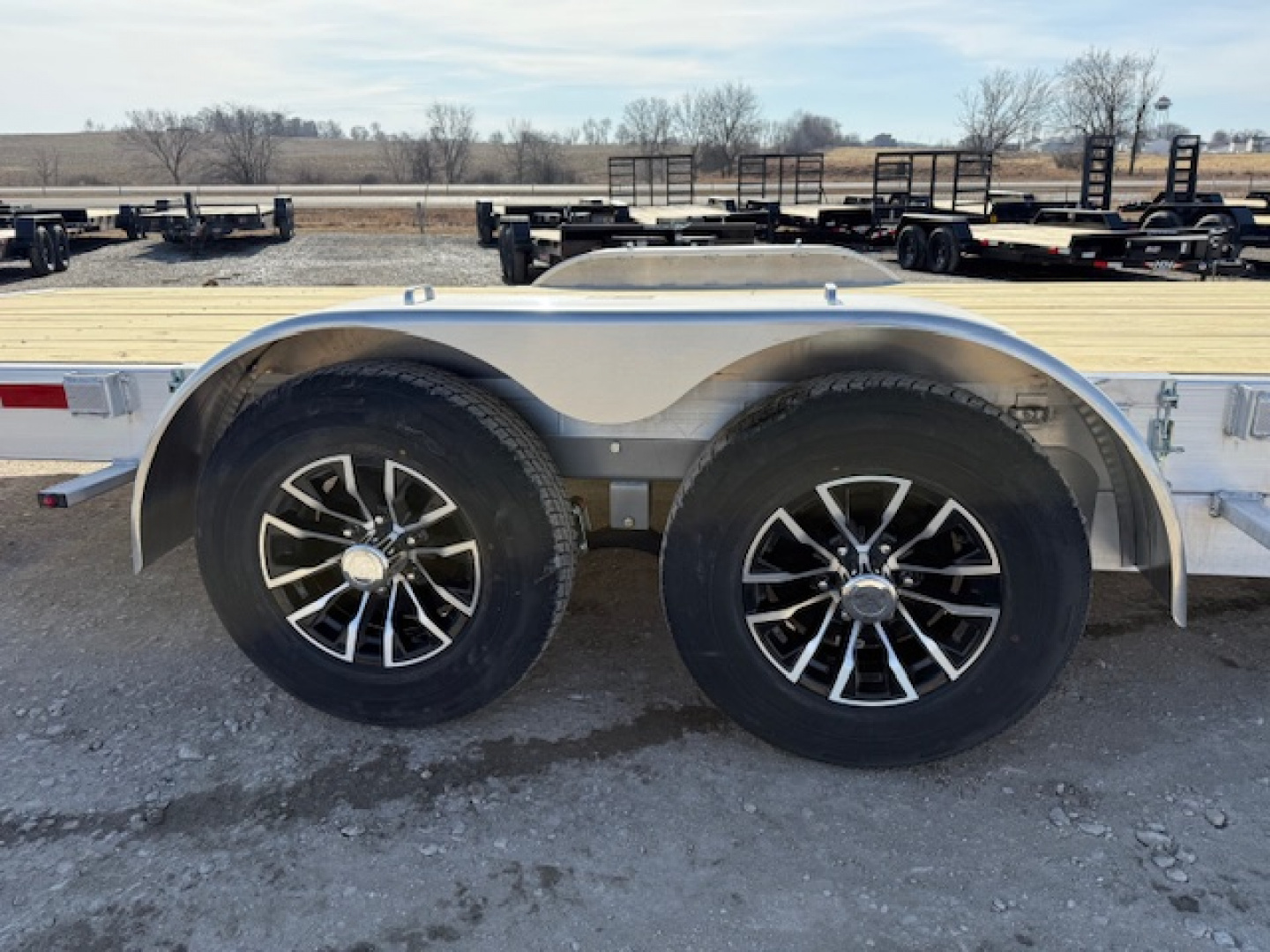 New 2026 H&H Aluminum 82"x20' 10k Electric Tilt Speed Loader Car Hauler ...