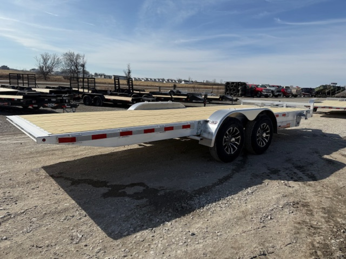 New 2026 H&H Aluminum 82"x20' 10k Electric Tilt Speed Loader Car Hauler ...