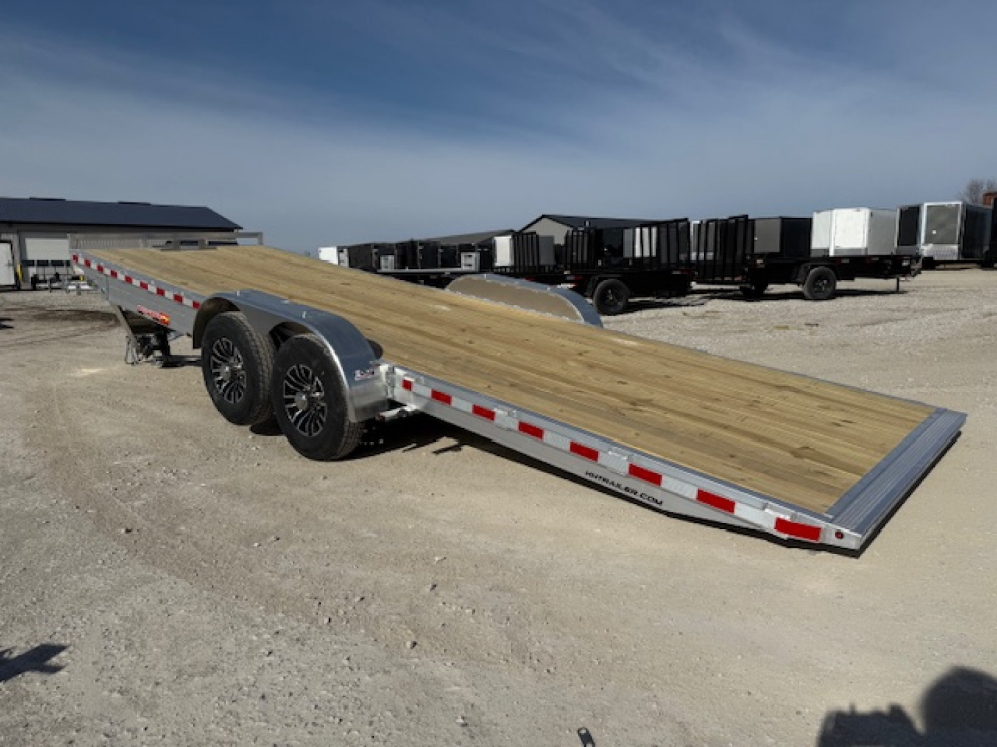 New 2026 H&H Aluminum 82"x24' 14k Electric Tilt Speed Loader Car Hauler ...