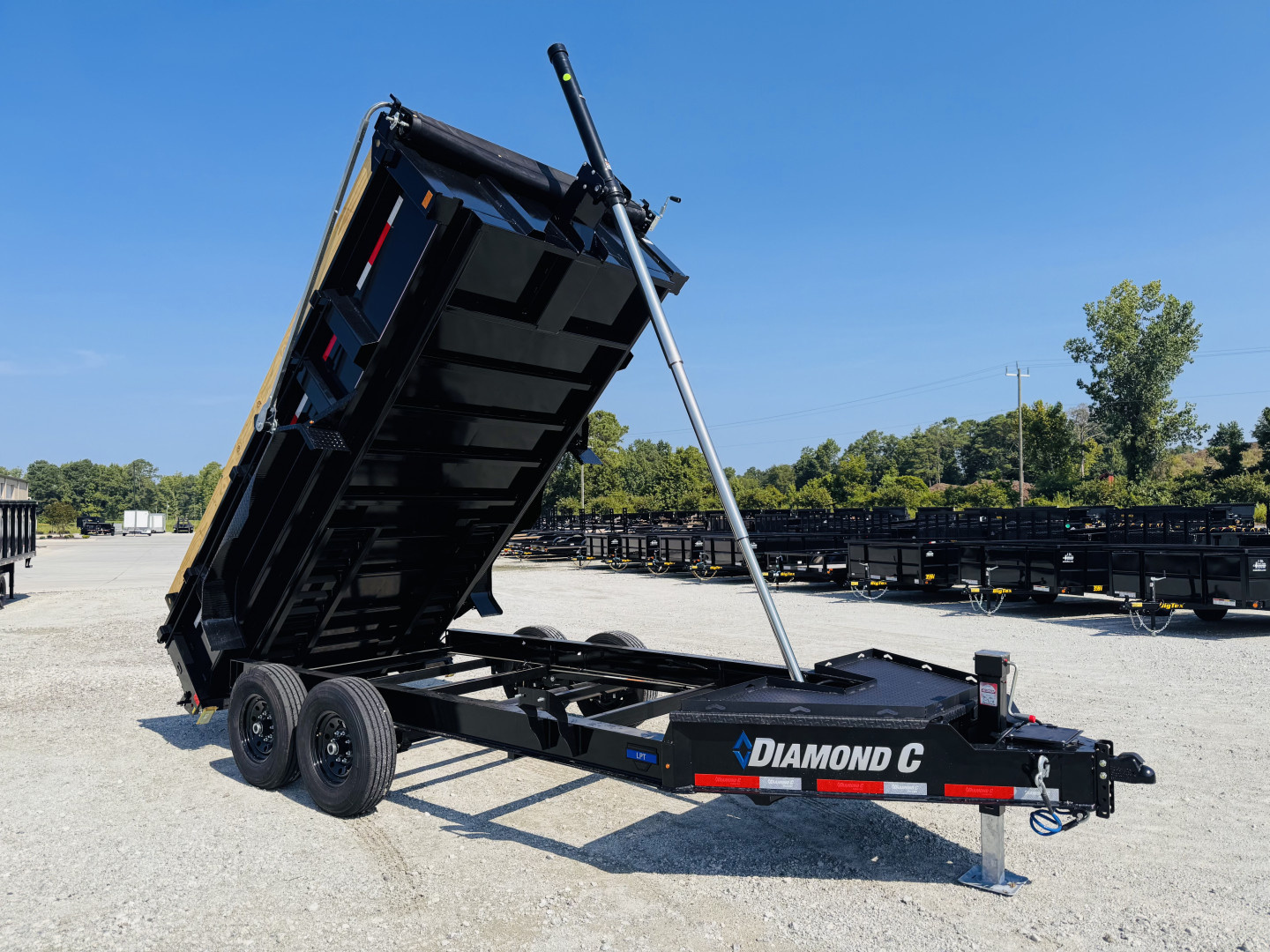 New 2026 Diamond C Trailers LPT207 7x14 24" Walls for sale in Wilmington, NC