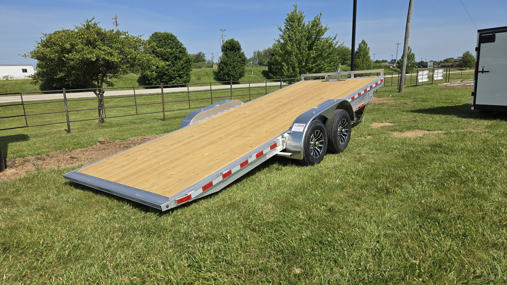 New H&H TRAILERS 82X20 EXA Aluminum Speed Loader Tilt Trailer Car ...