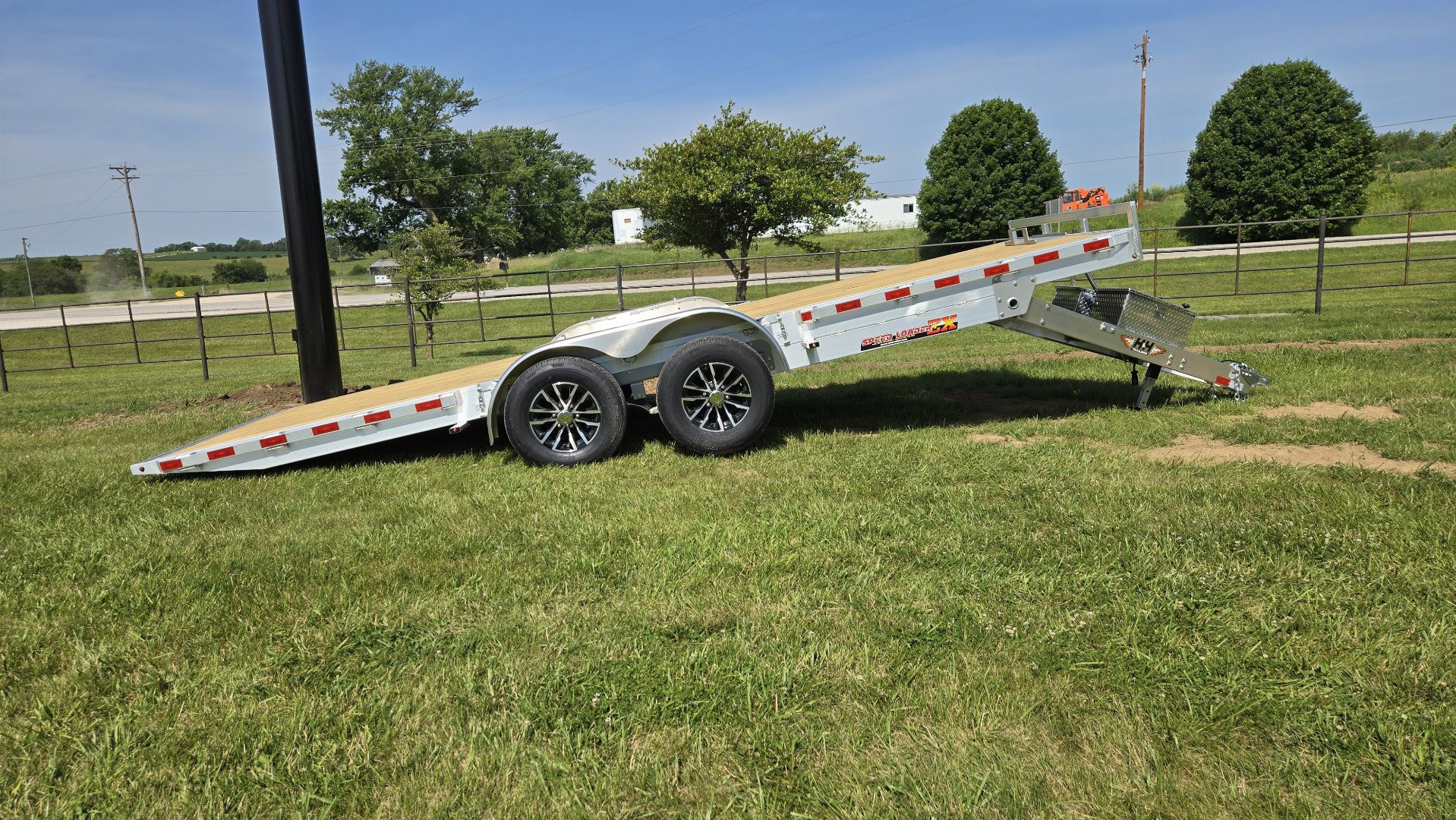 New H&H TRAILERS 82X20 EXA Aluminum Speed Loader Tilt Trailer Car ...