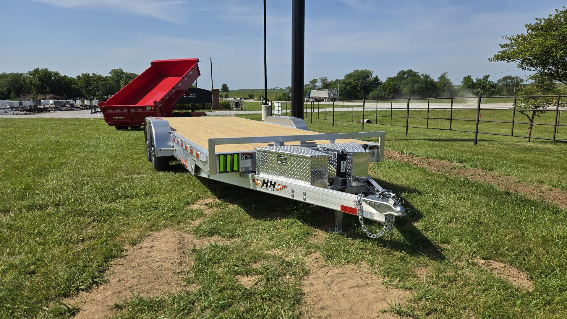 New H&H TRAILERS 82X20 EXA Aluminum Speed Loader Tilt Trailer Car ...