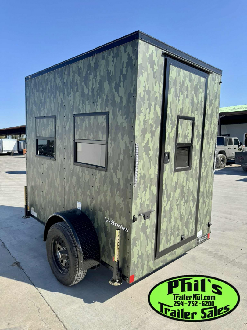 New 2026 Continental Cargo 5X8 DEER STAND TRAILER Cargo / Enclosed ...