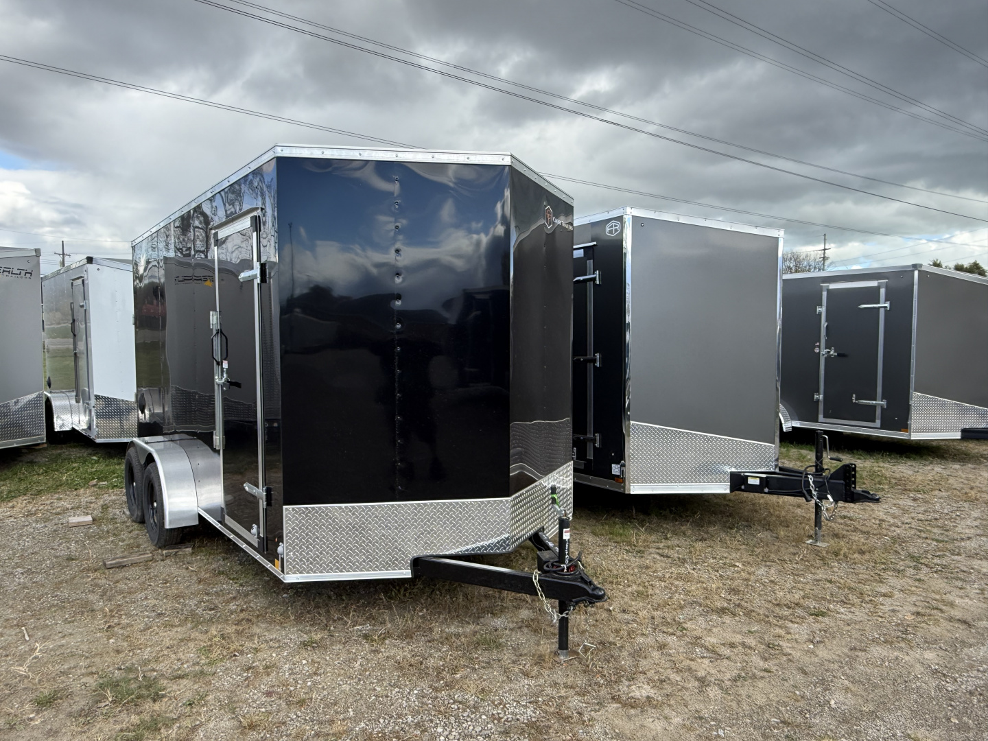 New 2026 7 x 14 Cross Enclosed Trailer with 7ft interior with RAMP DOOR ...