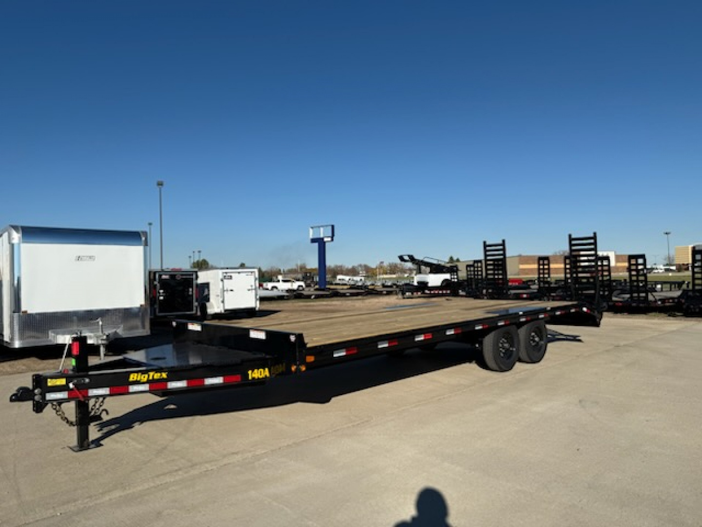 New 2026 Big Tex Trailers 14OA-24D3A-FRBK Flatbed Trailer Deck Over ...