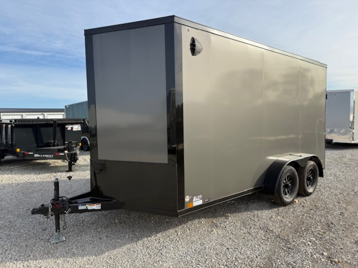 New 2026 Cross 7'x14' 7k Alpha Series Flat Top V-Nose Enclosed Cargo ...