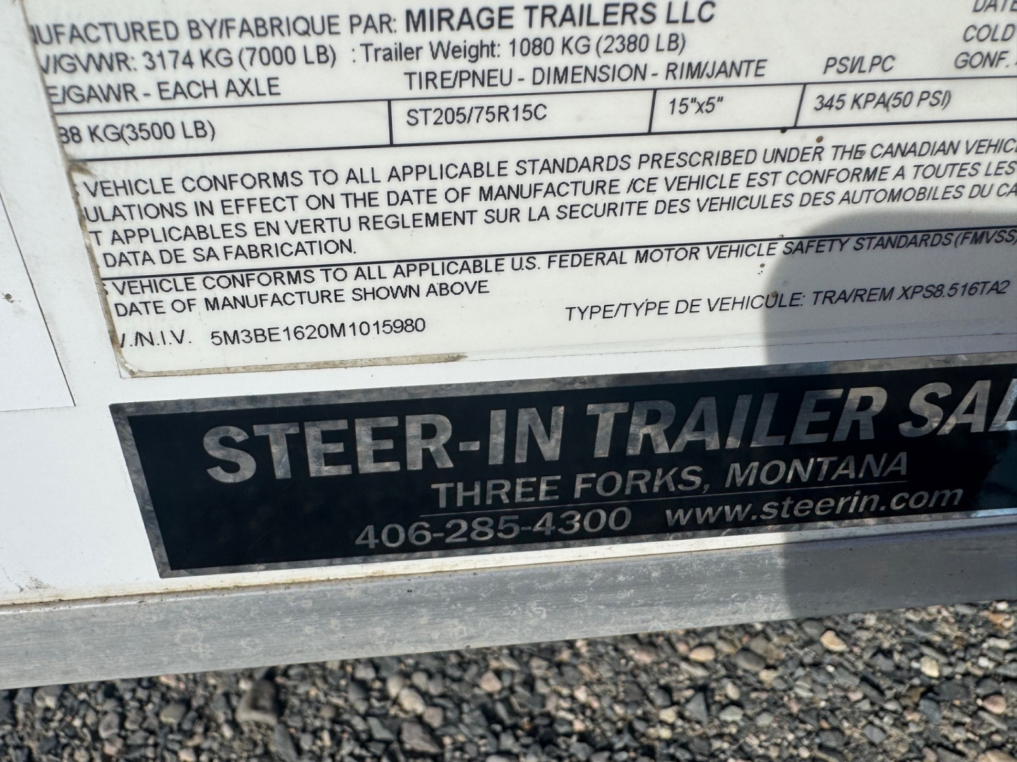 Used 2021 Mirage Trailers CARGO Cargo / Enclosed Trailer for sale in ...