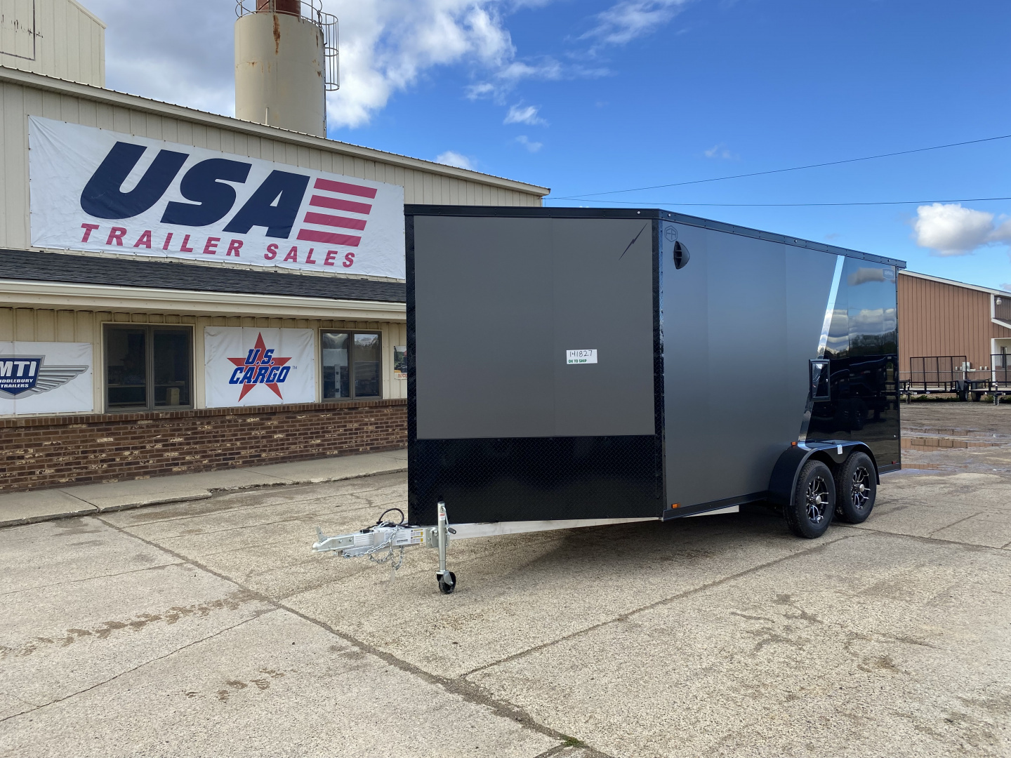 New 2026 Lightning Trailers 7X19 Aluminum 2-Place w/7ft Height Radar ...