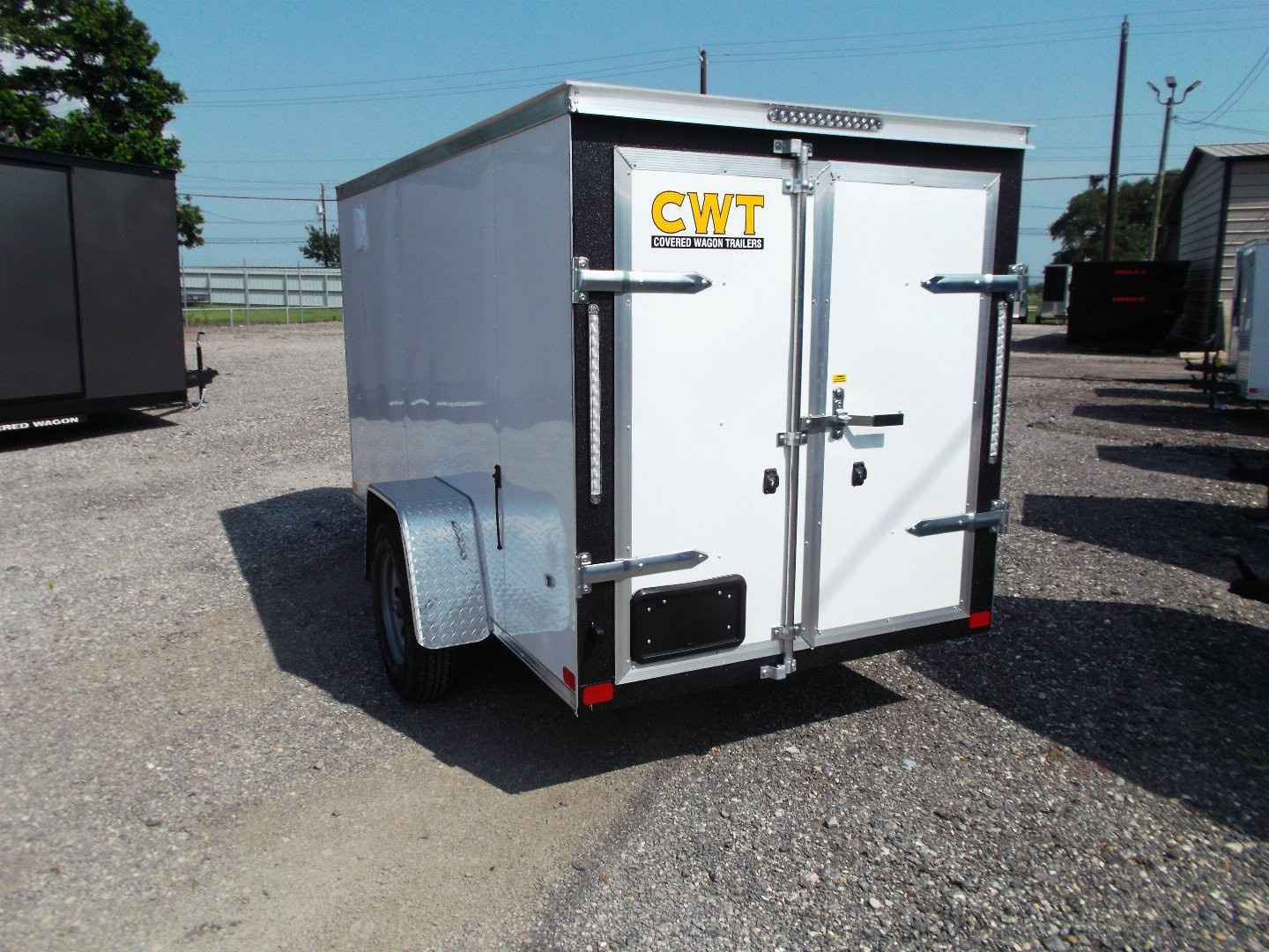 New 2026 Covered Wagon Trailers 5x10 Single Axle Cargo Trailer ...