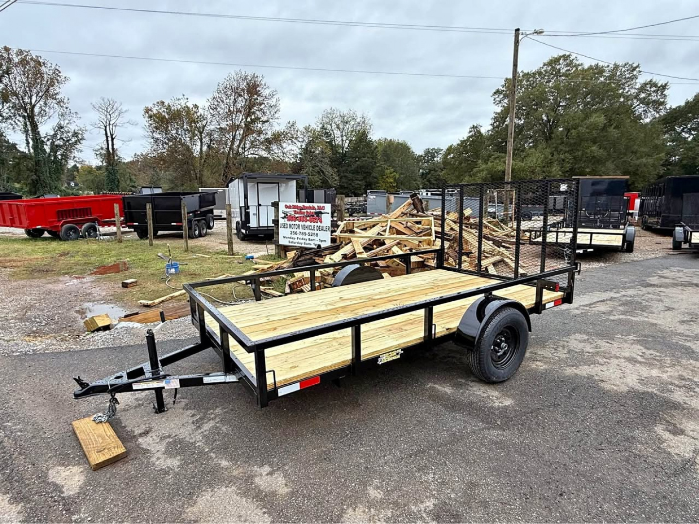 New 2026 Oak Ridge 76x12SA Utility Trailer for sale in Hartselle, AL