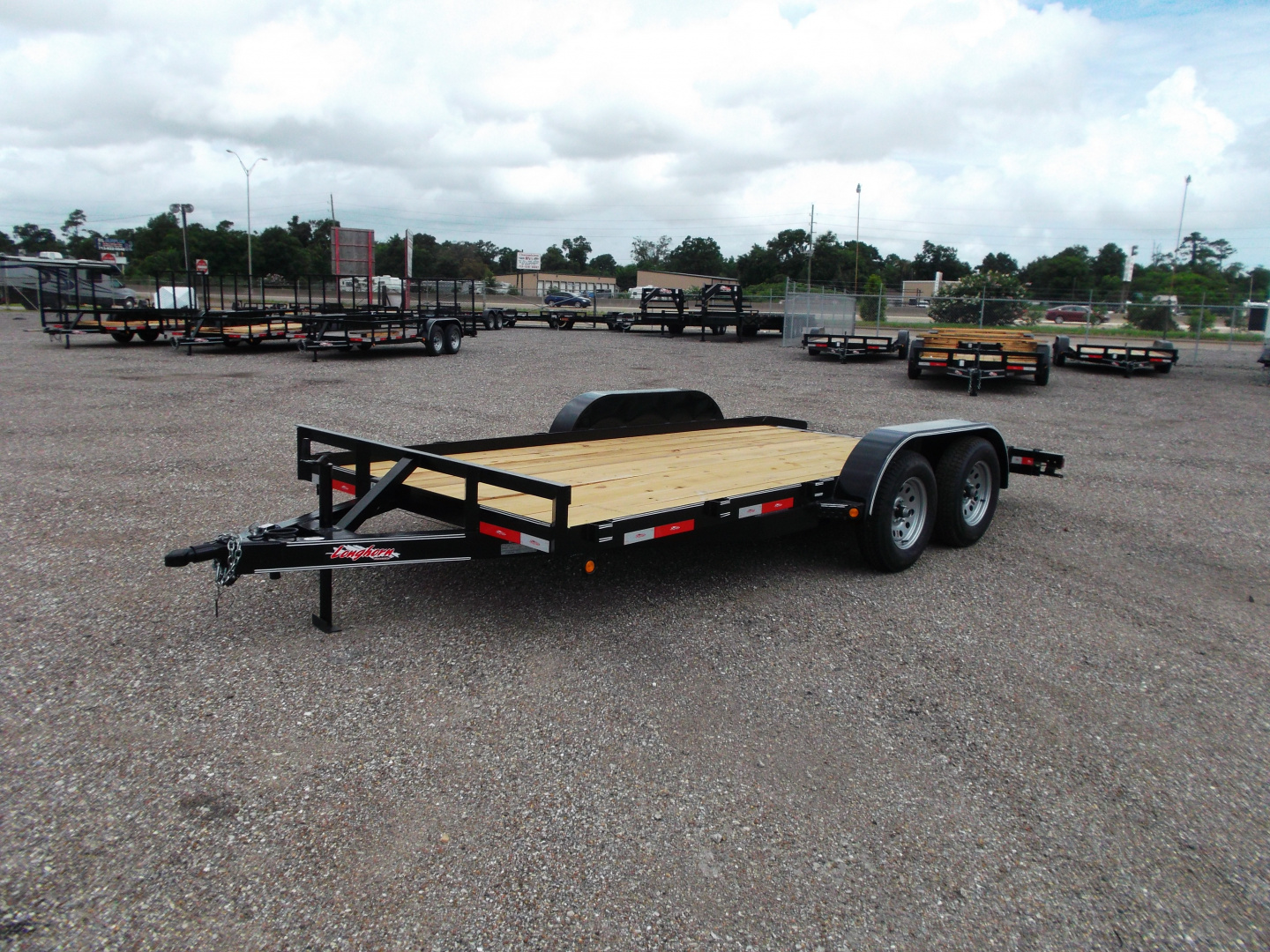 New 2026 Longhorn Trailers 83x16 7K Car Hauler / Racing Trailer / 2ft ...