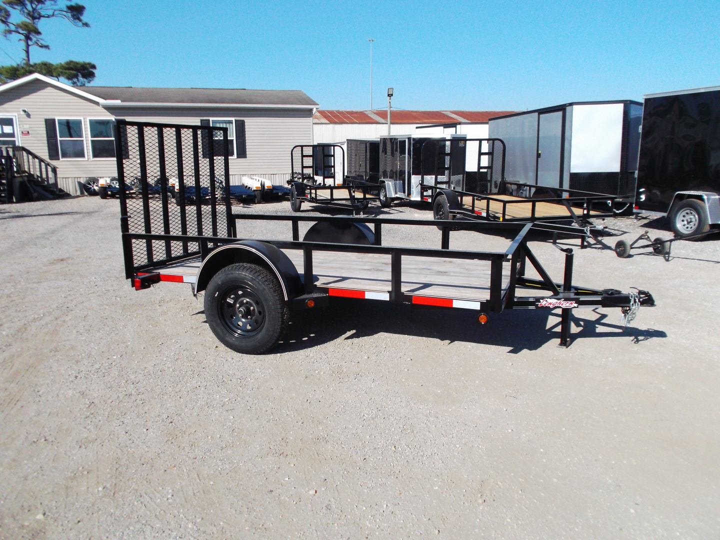 New 2025 Longhorn Trailers 5x10 Utility Trailer / 4ft Heavy Duty Ramp ...