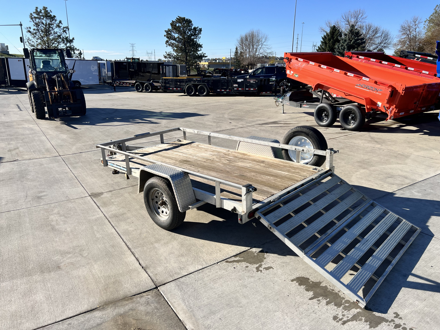Used 2017 Dell Rapids Custom Trailers 5.5x10 Flatbed Trailer for sale ...