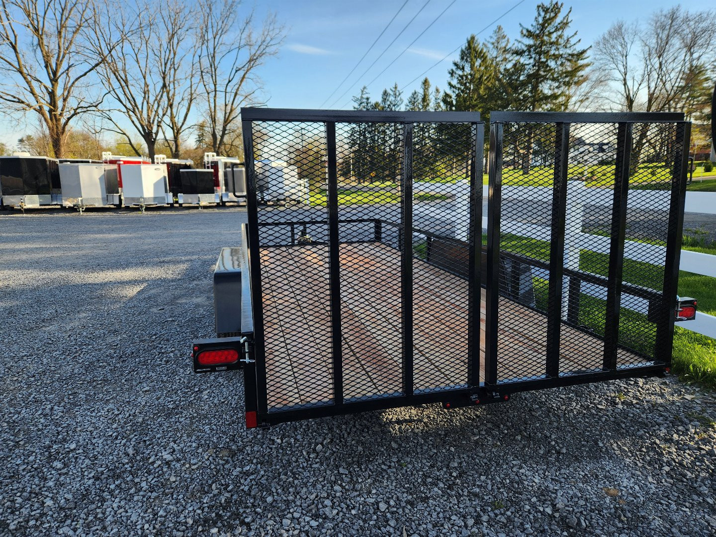 New 2026 BWISE UT7 82x16 7K Tandem Axle Utility Trailer