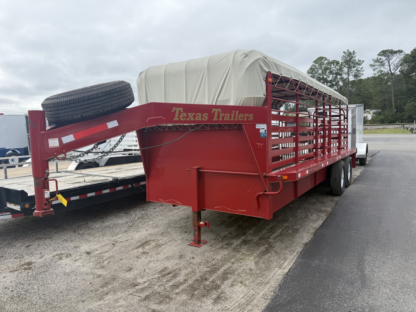 Used Used 2016 Texas Trailers ST2012G Stock / Stock Combo Trailer for ...