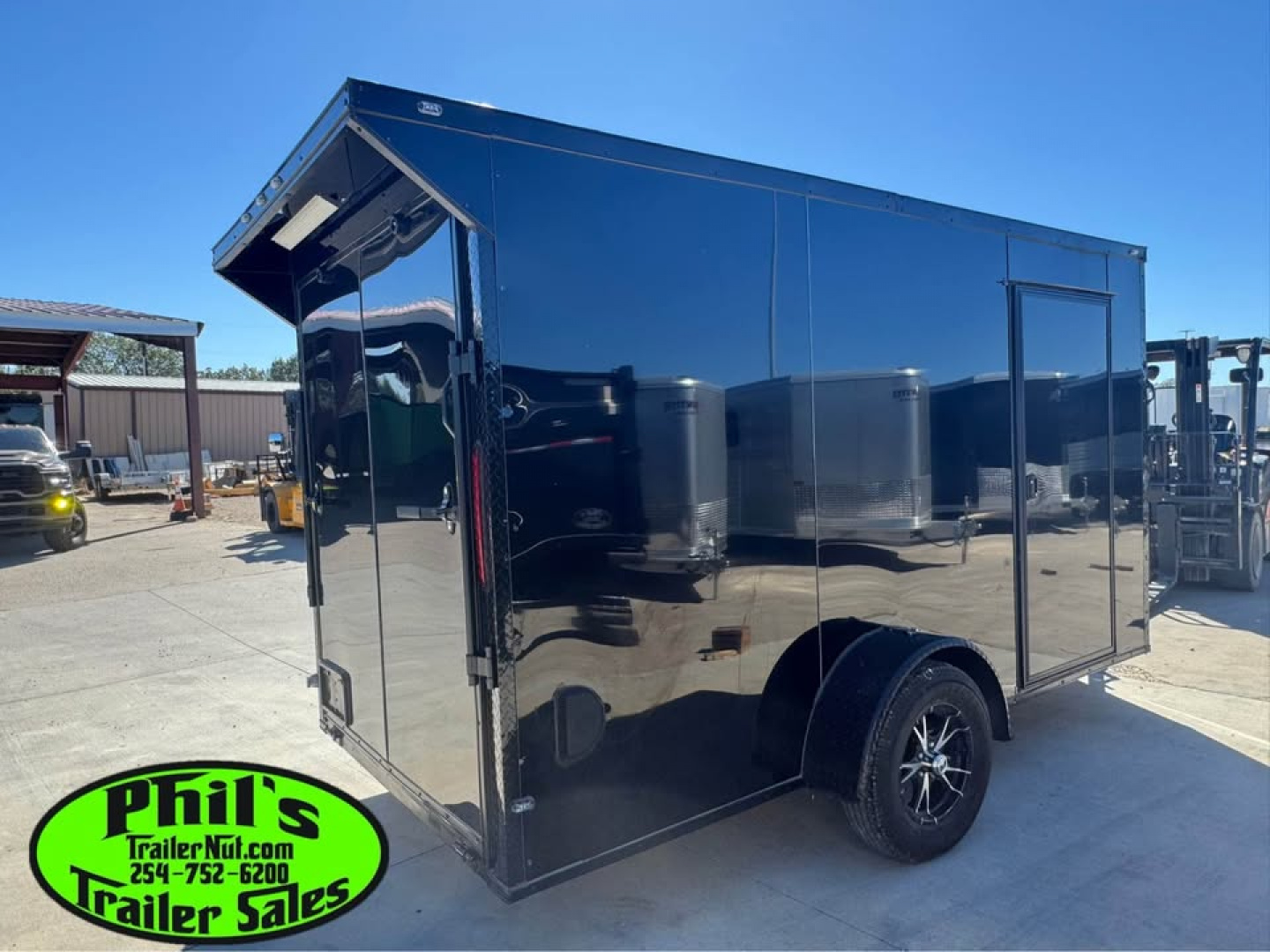 New 6X12 Cargo / Enclosed Trailer UPGRADED .080 SCREWLESS EXTERIOR ...