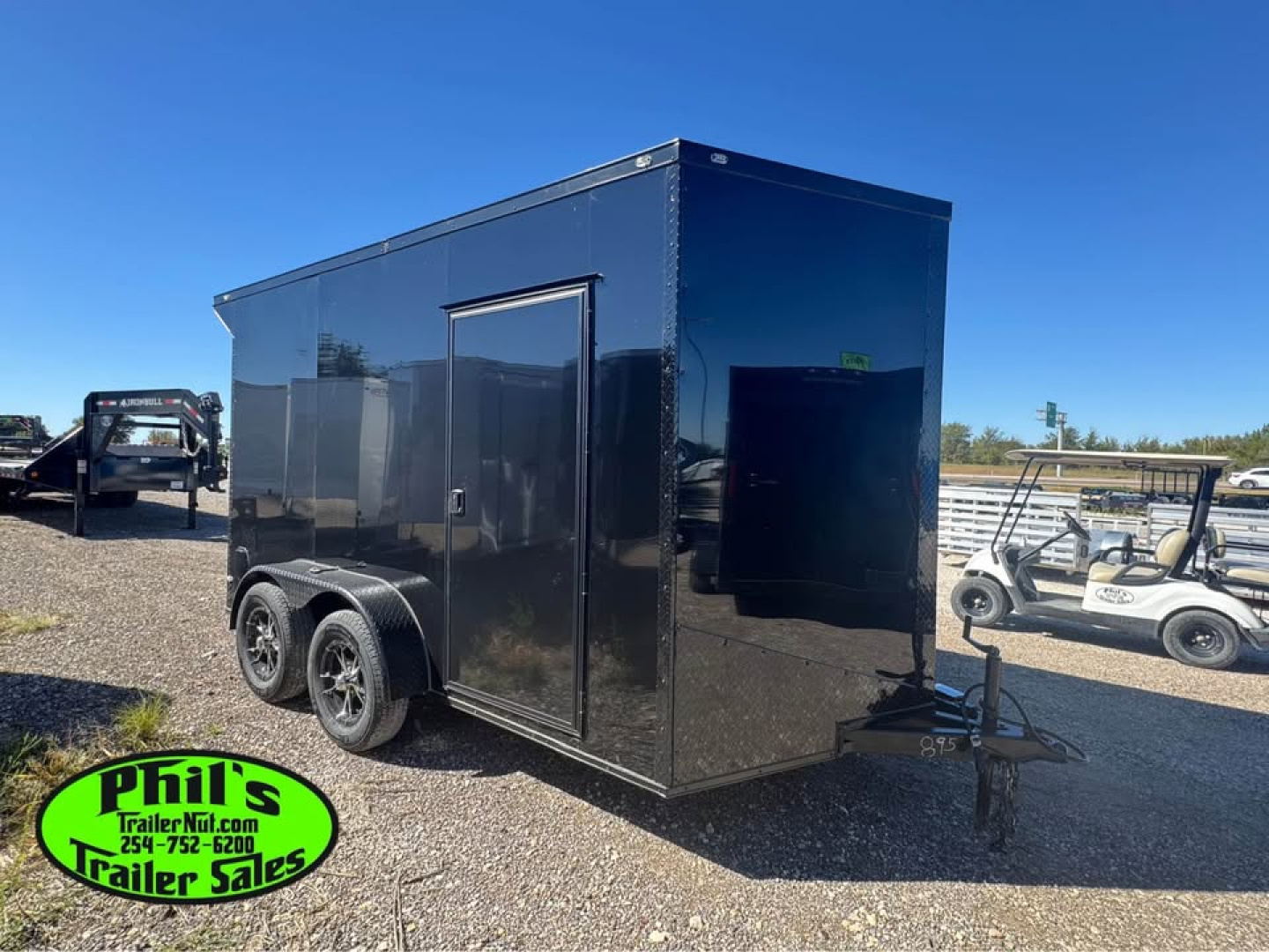 New 7X12 Cargo / Enclosed Trailer REAR WING WITH LOADING LIGHTS ...
