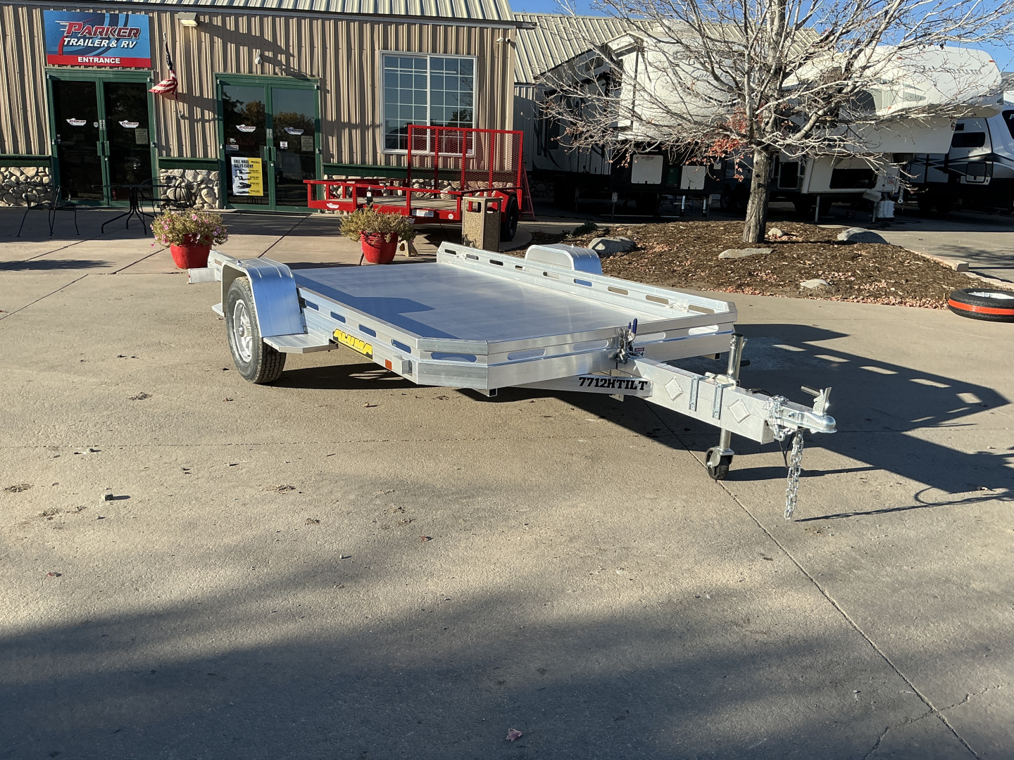 New 2026 Aluma 7712H-TILT-S Utility Trailer for sale in Parker, CO
