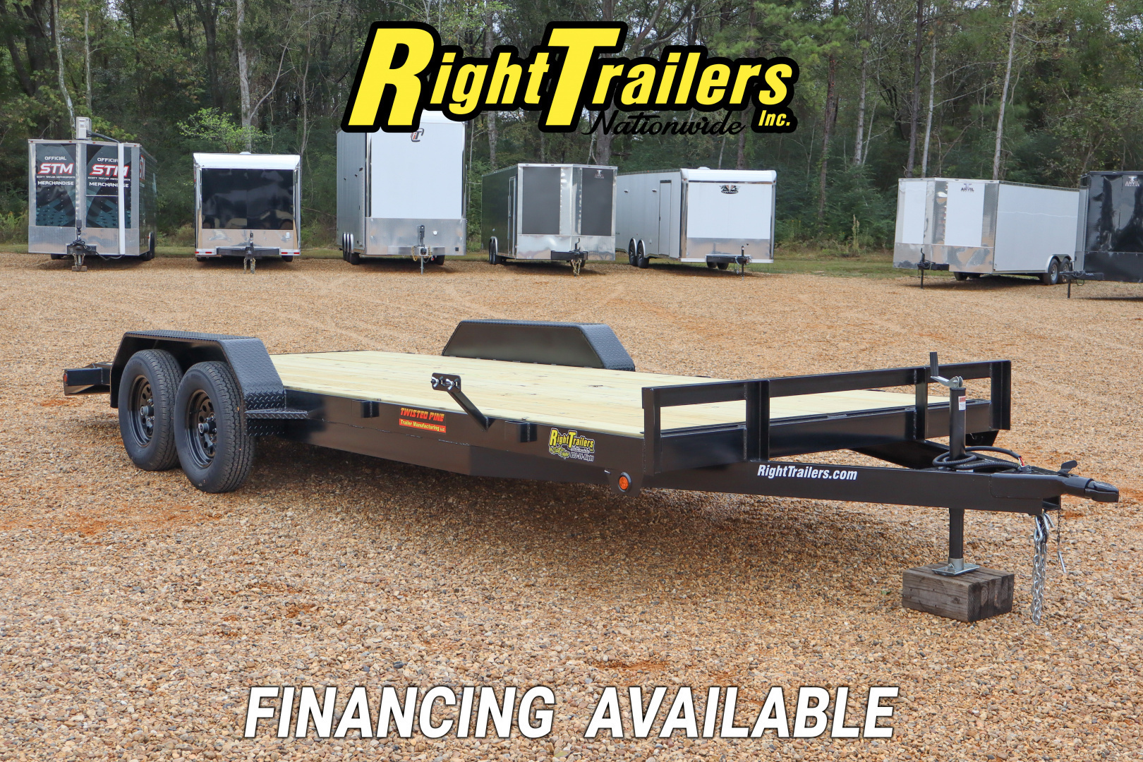 New 2026 7X20 TWISTED PINE Car Hauler for sale in Hattiesburg, MS