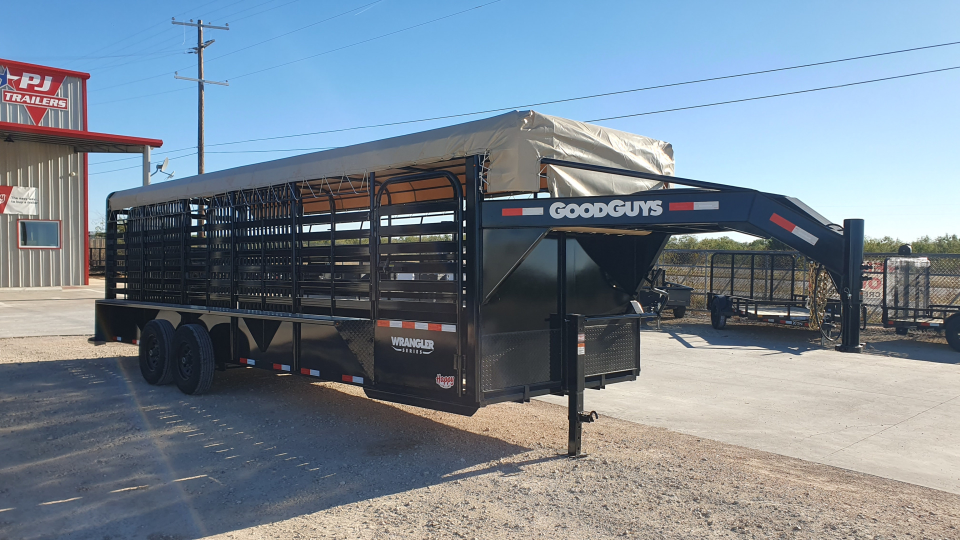 New 2026 Good Guys 6'8"x24' GN Bar Top Livestock Trailer - BTL for sale ...