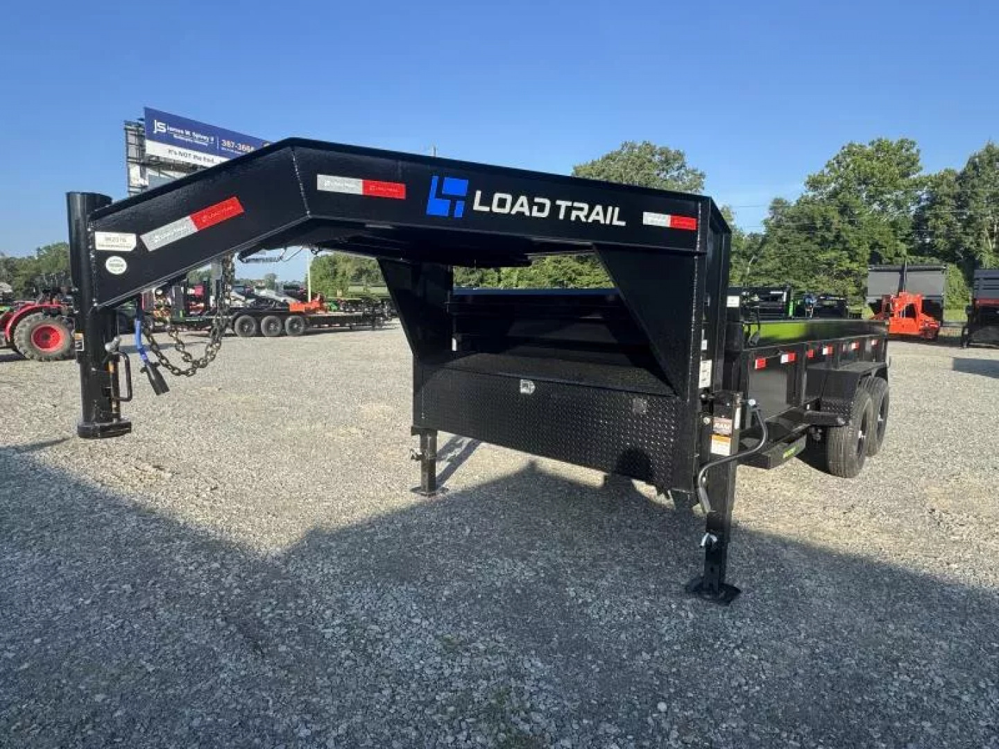 New 2026 Load Trail DG 83x16 Tandem Axle Dump Low-Pro Trailer W/ Ramps ...