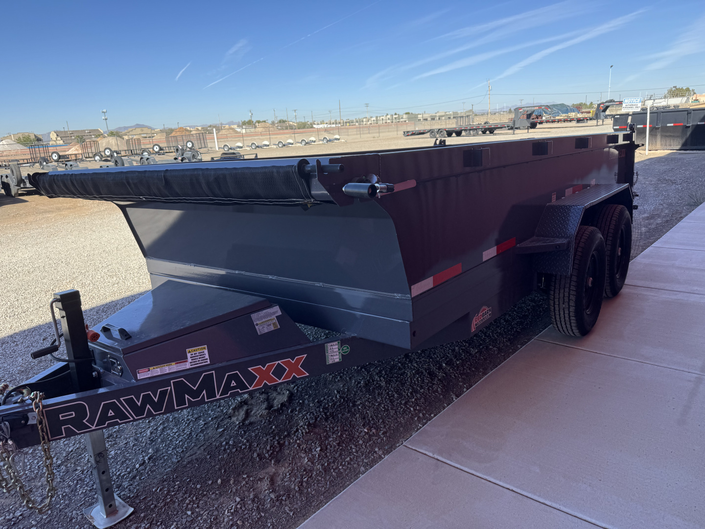 New 2026 RawMaxx 14'X83" BP DUMP TRAILER Dump Trailer for sale in El ...