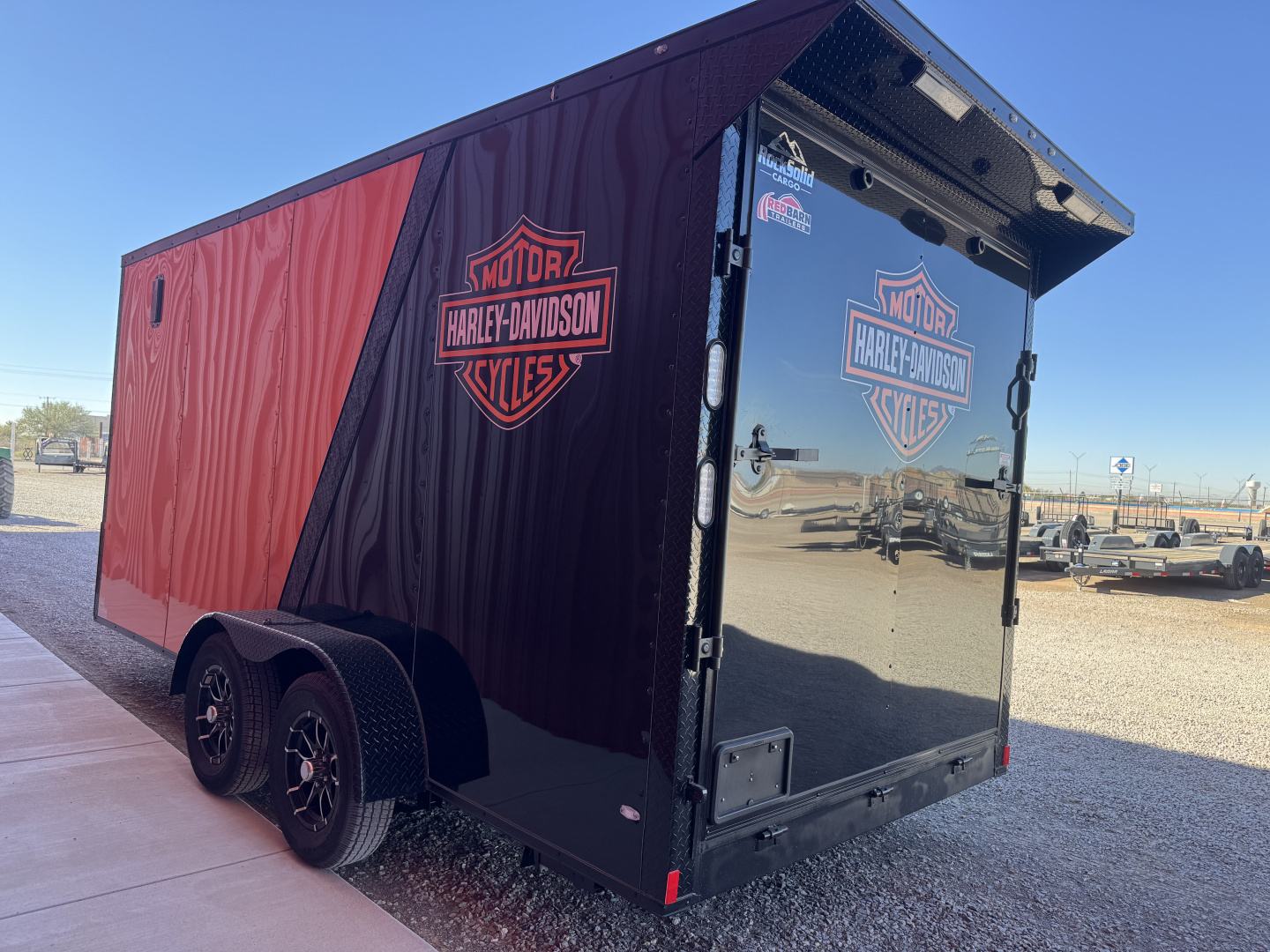 New 2026 Rock Solid Cargo 7X16 TA HARLEY ENCLOSED TRAILER Cargo ...