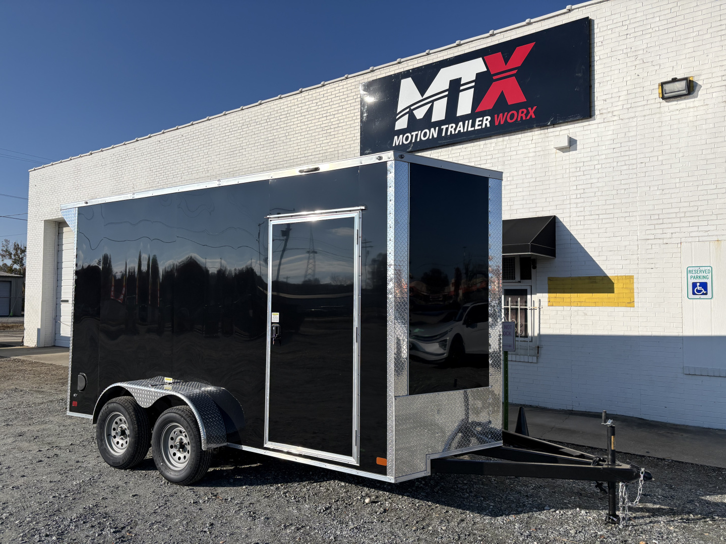 New 2026 NationCraft Trailers 7X14 Trailer Cargo / Enclosed Trailer w ...