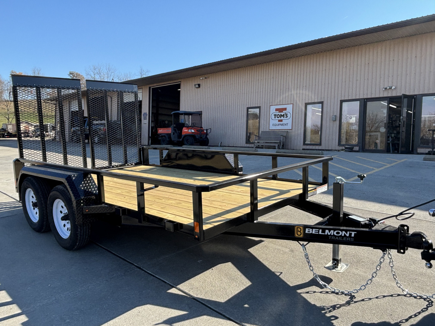 New 2026 Belmont Trailers 82"x12' Tandem Axle Utility Trailer w/ Split ...