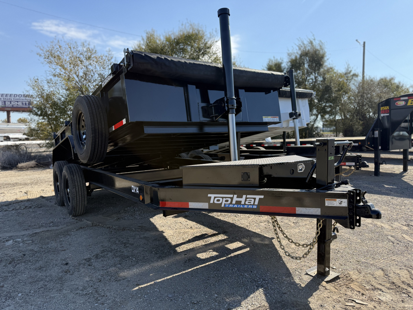 New 2026 Top Hat Trailers DX14-14x83 Telescopic Lift Dump Trailer for ...